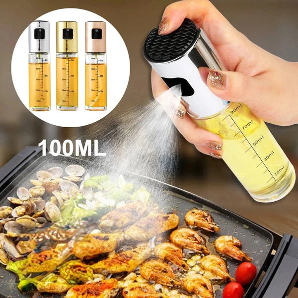 Oil Glass Spray Bottle Spray Oiler With Scale – RAF LEBANON