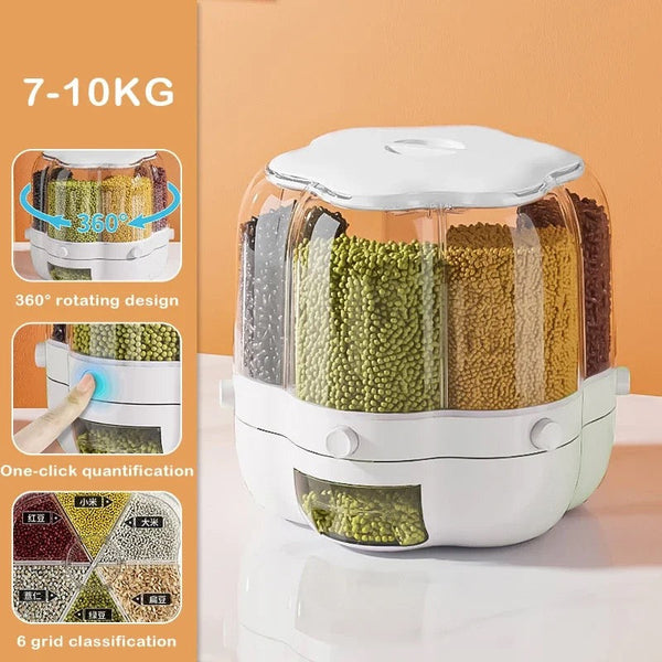 360-degree Rotary Sealed Bucket Food Dispenser – RAF LEBANON
