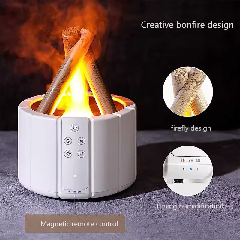 Air Humidifier Aroma Diffuser Ultrasonic Bonfire Flame Light – RAF LEBANON