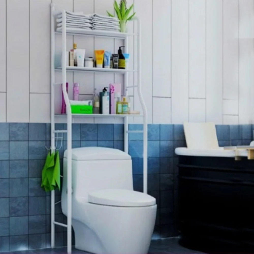 Bathroom Toilet Rack 3 Layers Bathroom Organizer Over The Toilet Rack ...